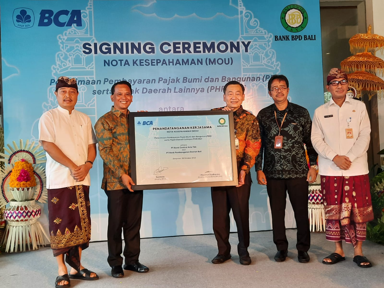 Kolaborasi Bank BPD Bali – BCA, Hadirkan Solusi Pembayaran PBB-P2 dan ...